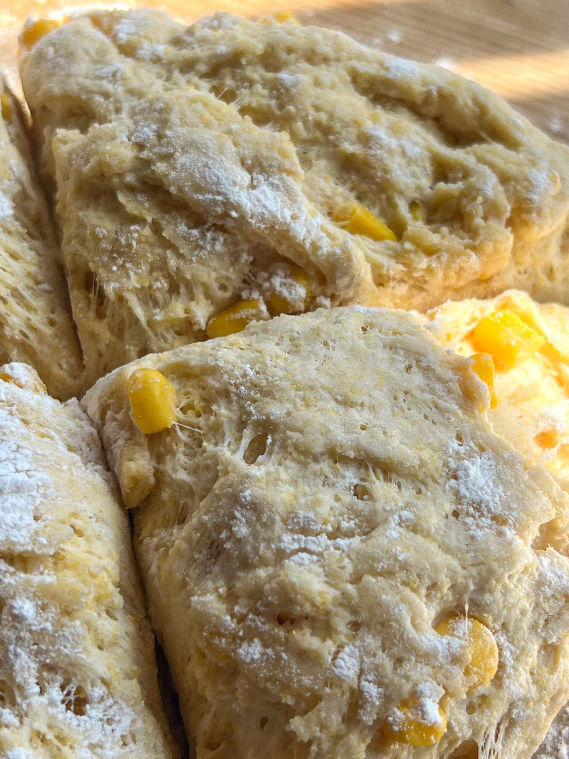 Honey Cornbread English Muffins – She Likes Milk
