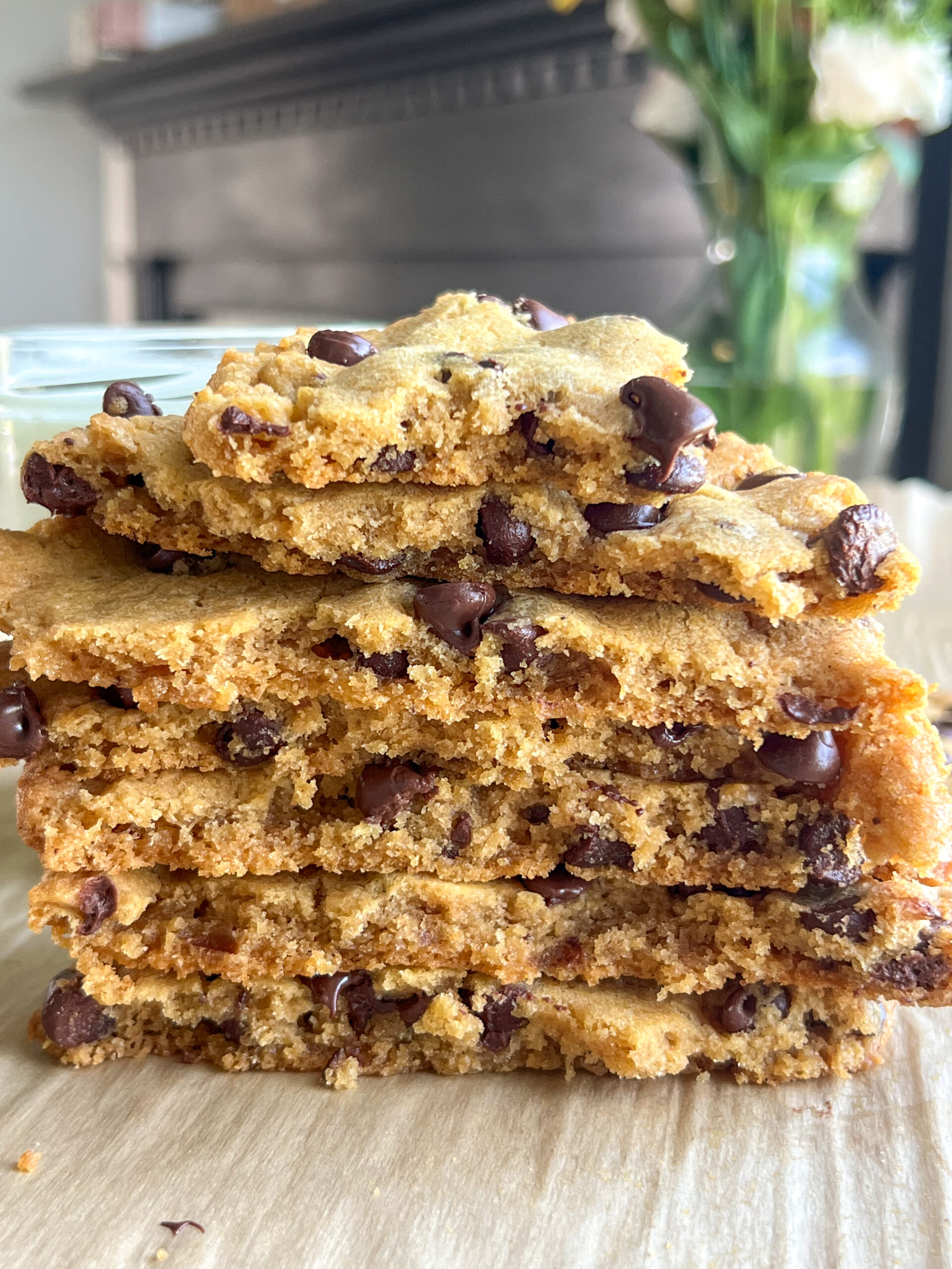 Chewy Pumpkin Chocolate Chip Cookies – She Likes Milk